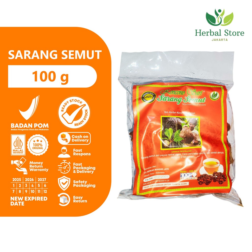 Jual Teh Sarang Semut Papua Asli Original Herbal Curah 100 gr | Shopee ...