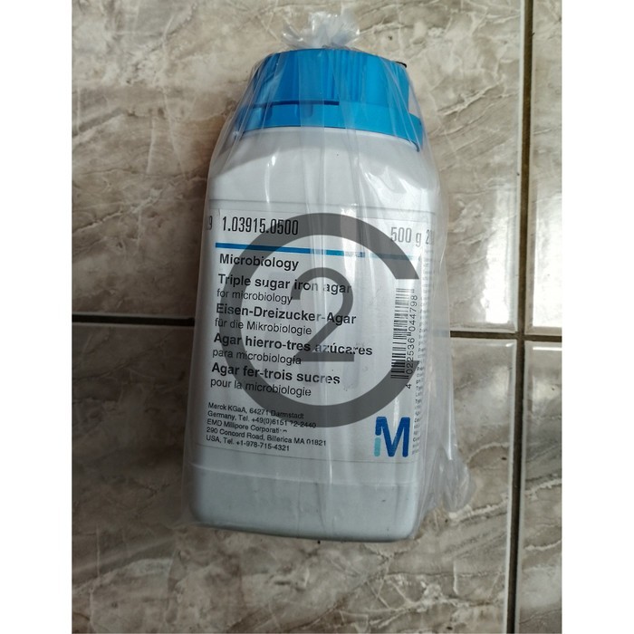 Jual Triple Sugar Iron Agar / TSIA Slant 1 gram Merck 103915 (Repack ...