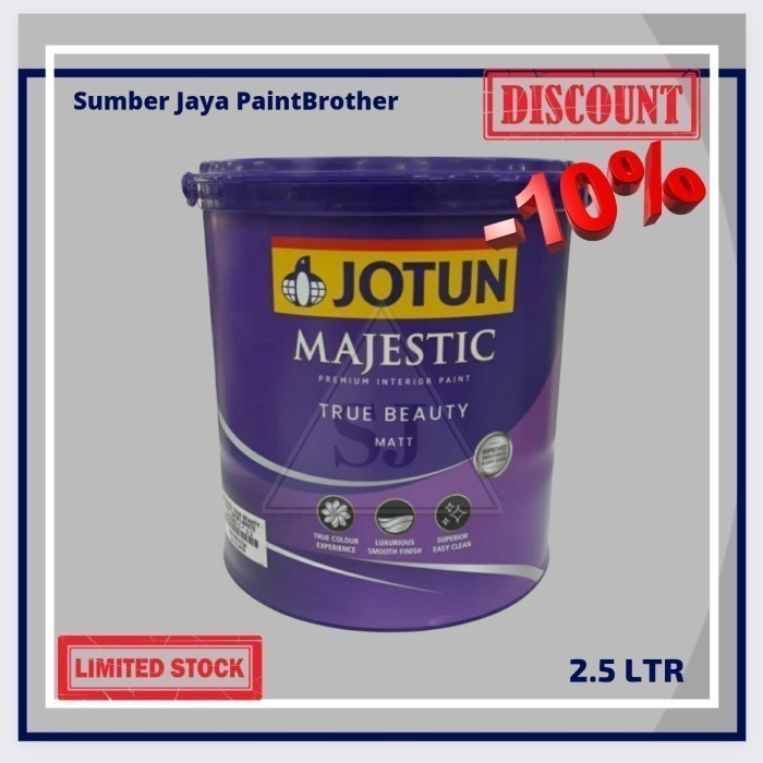 Jual Cat Tembok Jotun Majestic True Beauty Matt 2.5L - 9904 Twilight ...