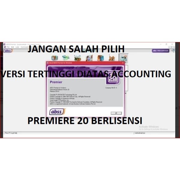 Jual Software myob abss v20 PREMIERE (TERTINGGI DIATAS ACCOUNTING) | Shopee Indonesia