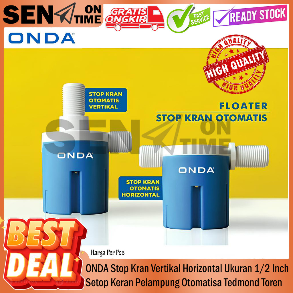 Jual Onda Pelampung Stop Kran Otomatis Pipa Pvc Ukuran ½ Inch Inchi ...
