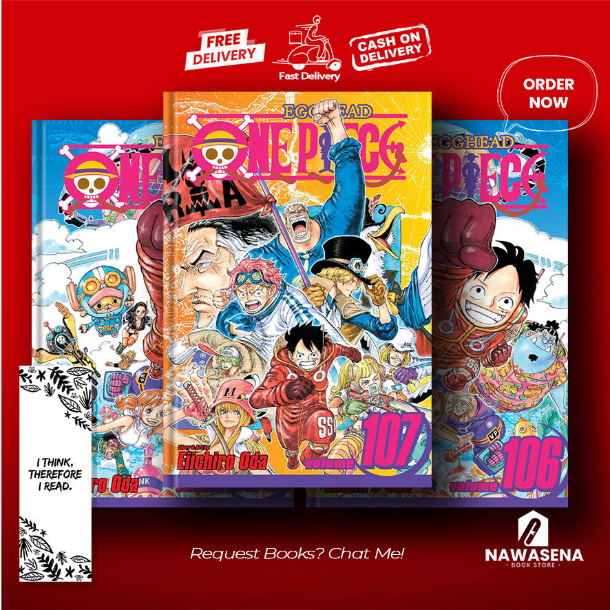 Jual One Piece, Vol. 101 - 107 (Komik Manga) by Eiichiro Oda (English ...