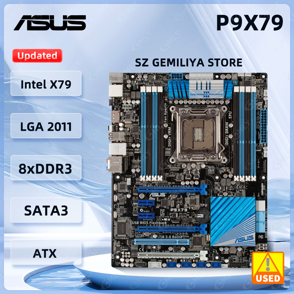 Jual ﻿ ASUS X79 Motherboard P9X79 Servers Motherboard Intel X79 LGA 2011 64GB support Core i7 ...
