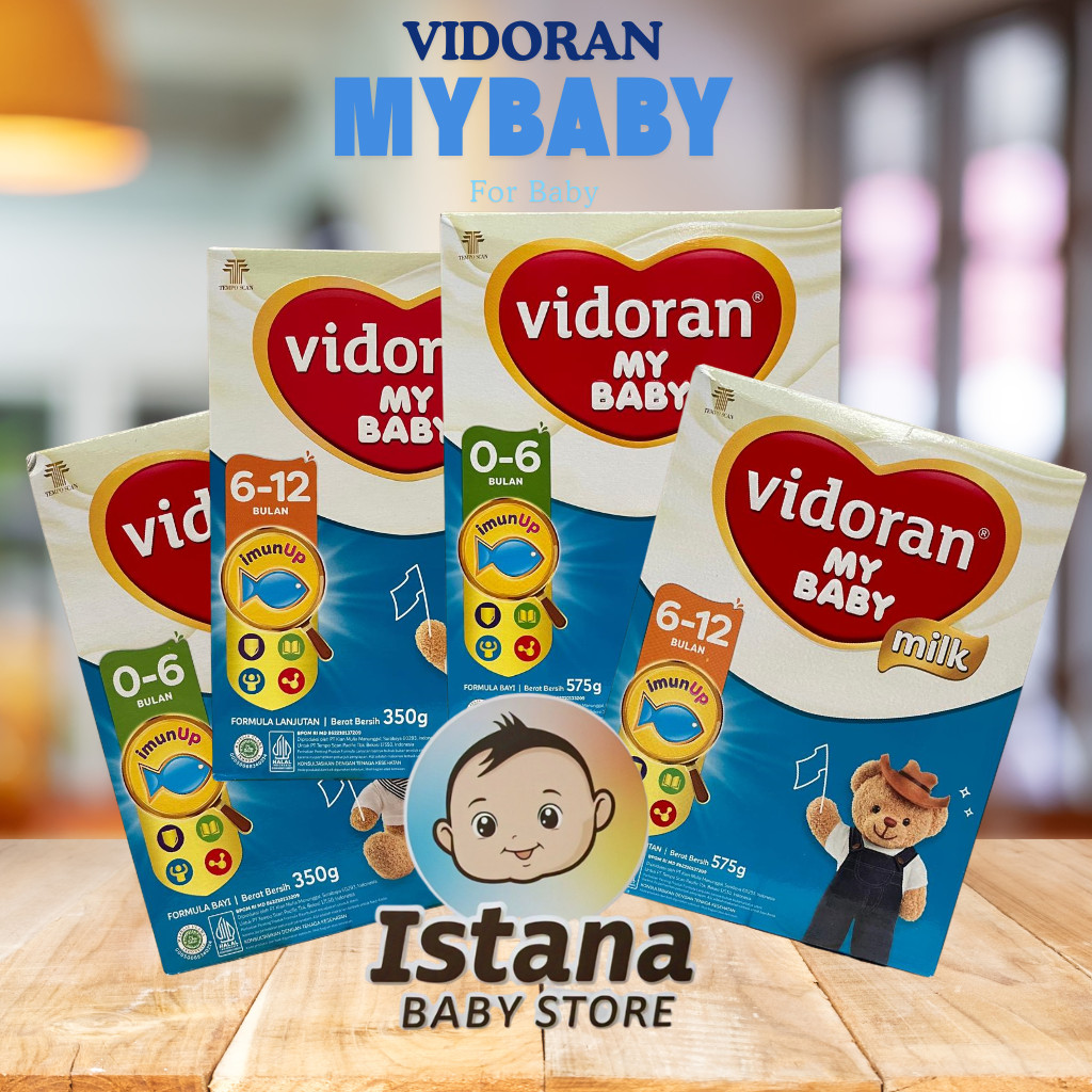 Jual Susu Formula Vidoran My Baby Milk 575gr 350gr 0 6 Bulan Dan 12 ...