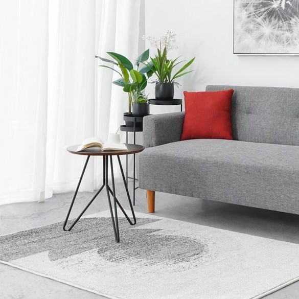 Jual Meja Sisi Bulat Minimalis INFORMA Coffee Table/Side Table Ruang ...