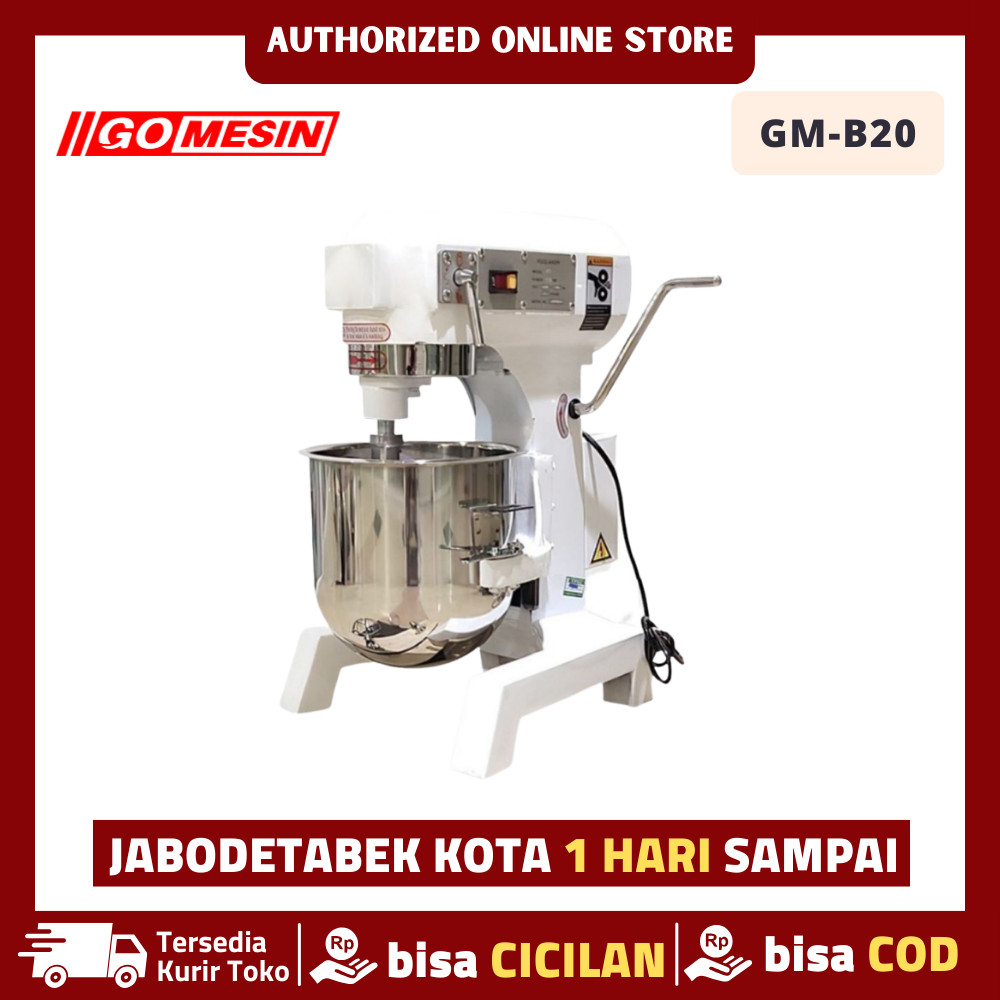 Jual PLANETARY MIXER 20 LITER GETRA B-20 HJ MIXER 20 LITER ADONAN KUE ...