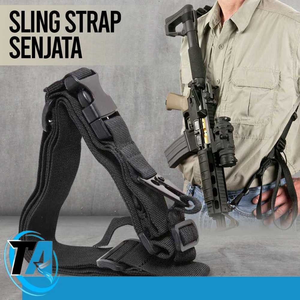 Jual Sling Strap Senjata Airsoft Hunting Belt Tactical Military ...