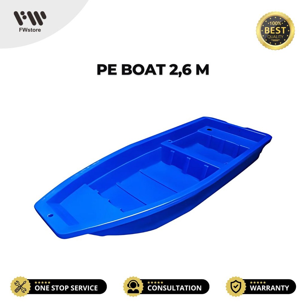 Jual PE Boat 2.6 meter - EVO Marine Float - Kapasitas 1-2 orang (310 Kg ...