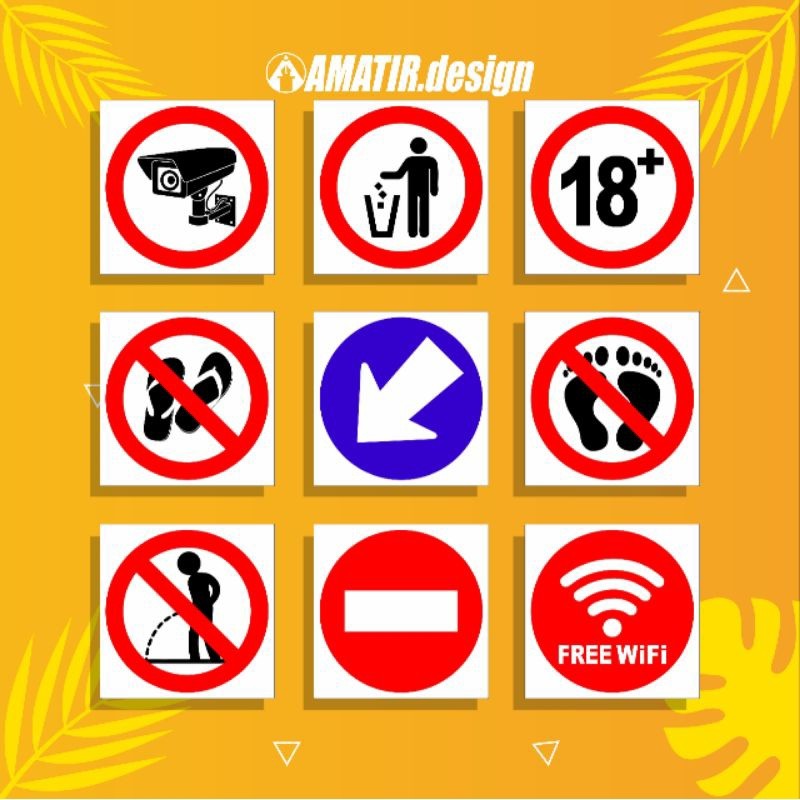 Jual STIKER RAMBU 2, STIKER CCTV, STIKER 18+, STIKER BUANG SAMPAH ...