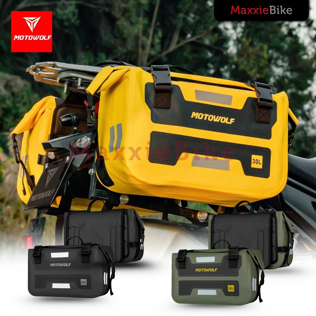 Jual Motowolf MDL0720 Tas Bagasi Sepeda Motor Saddle Pannier Side Bag Touring Waterproof ...