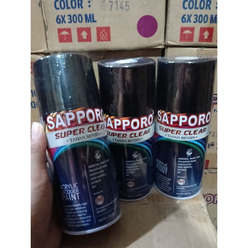 Jual cat semprot Pilok Pilox Sapporo 300ml saporo 300ML SAPORO spray ...