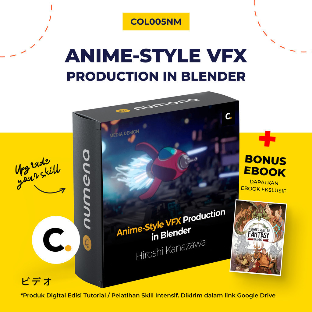 Jual Tutorial Produksi Efek Visual Anime-Style VFX di Blender by ...