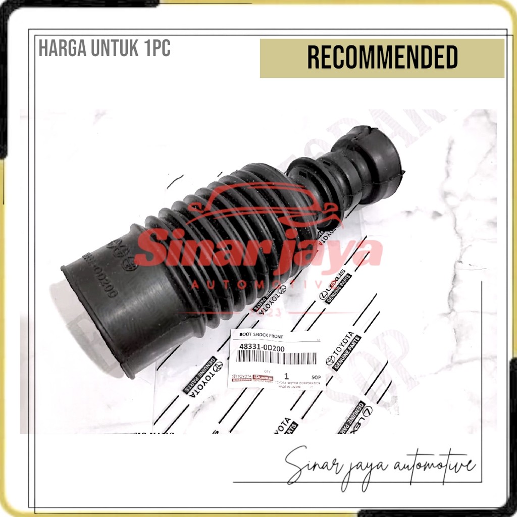 Jual Karet Boot Shock Depan Tutup Debu All New Yaris Vios Gen 3 Sienta ...