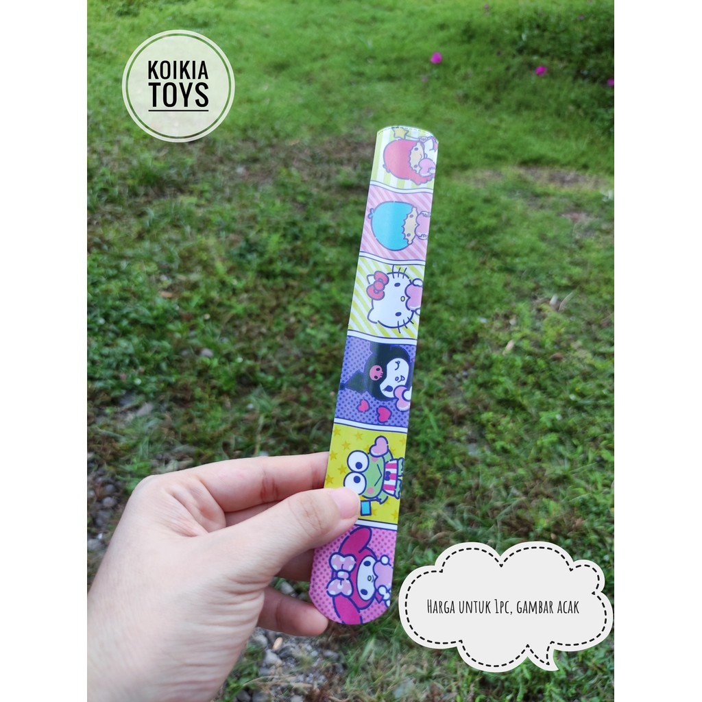 Jual Slap bracelet gelang penggaris 1pc gambar random | Shopee Indonesia