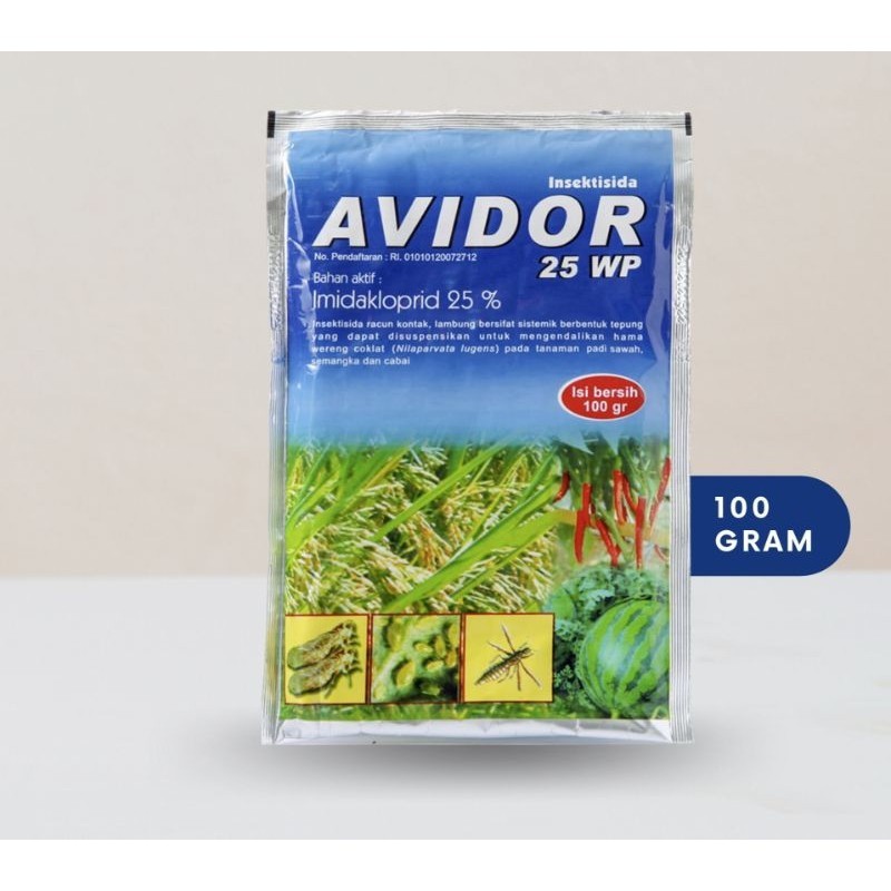 Jual Insektisida Avidor 25 WP (imidakloprid 25%) 100 gram | Shopee ...