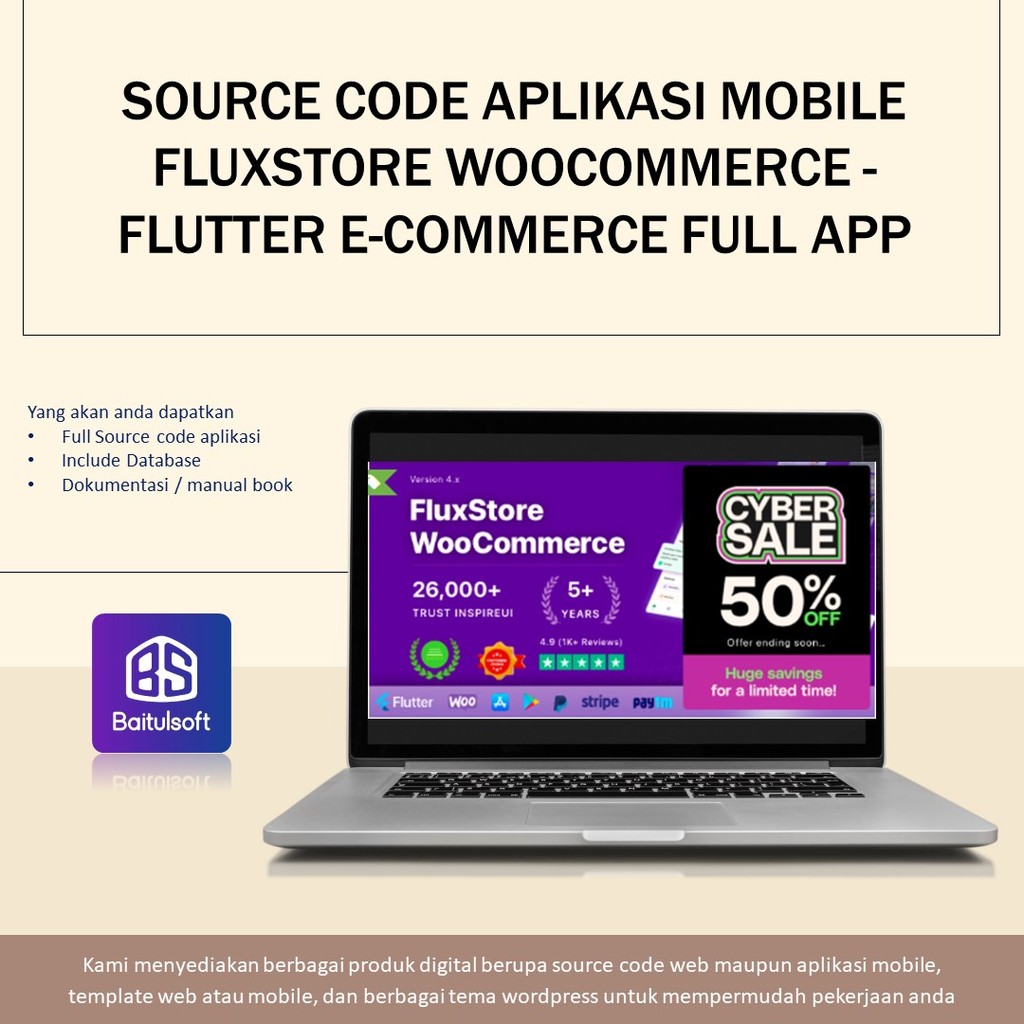 Jual SOURCE CODE APLIKASI MOBILE FLUXSTORE WOOCOMMERCE - FLUTTER E-COMMERCE FULL APP | Shopee ...