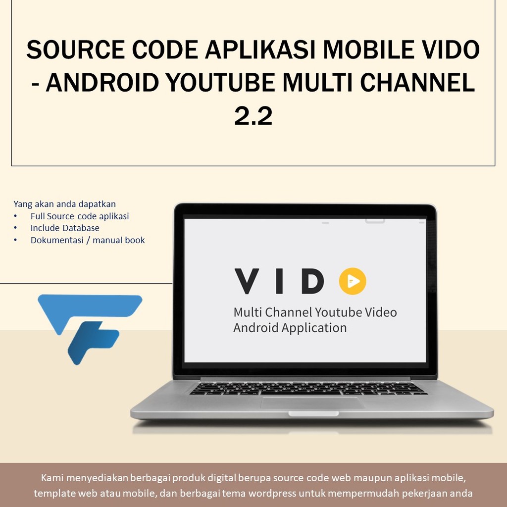 Jual SOURCE CODE APLIKASI MOBILE VIDO - ANDROID YOUTUBE MULTI CHANNEL 2.2 | Shopee Indonesia