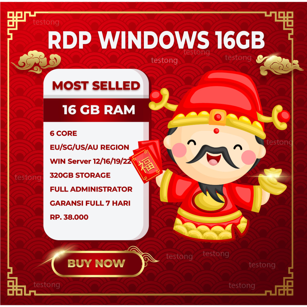 Jual VPS/RDP MINGGUAN WINDOWS/LINUX RAM 32 GB 8 CORE 320 SSD FULL ...
