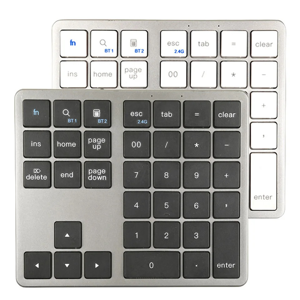 Jual K35 Numeric Keypad 2.4G Bluetooth Wireless Number Pad USB C ...