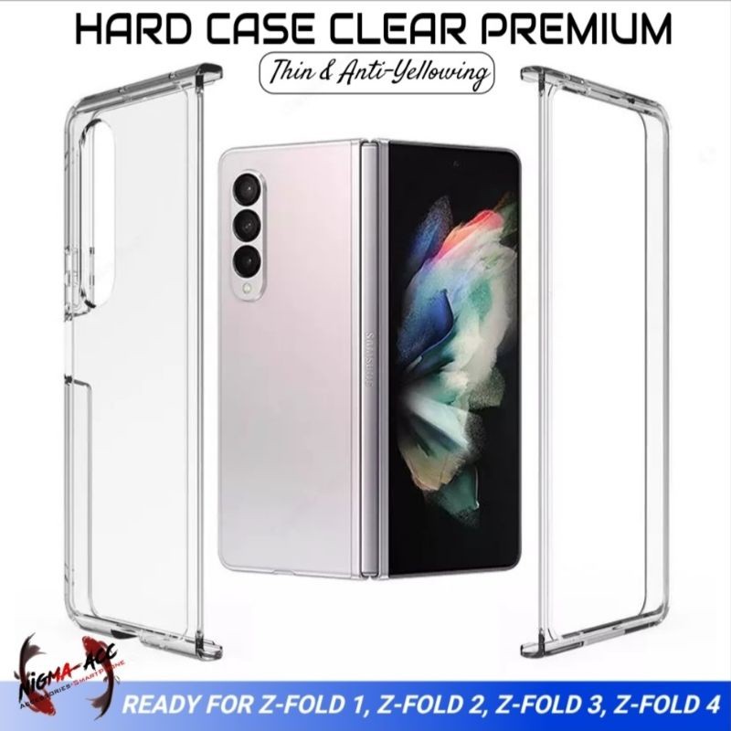 Jual Samsung Galaxy Z Fold 1 2 3 4 5 6 Hard Case PC Ultra Clear Tipis Bening Transparan Zfold ...