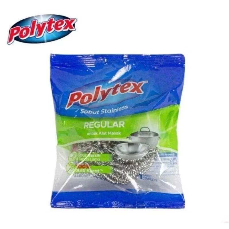 Jual Polytex Sabut Stainless Regular / Sabut Cuci Piring / Sabut Kawat Anti Karat / Sponge ...