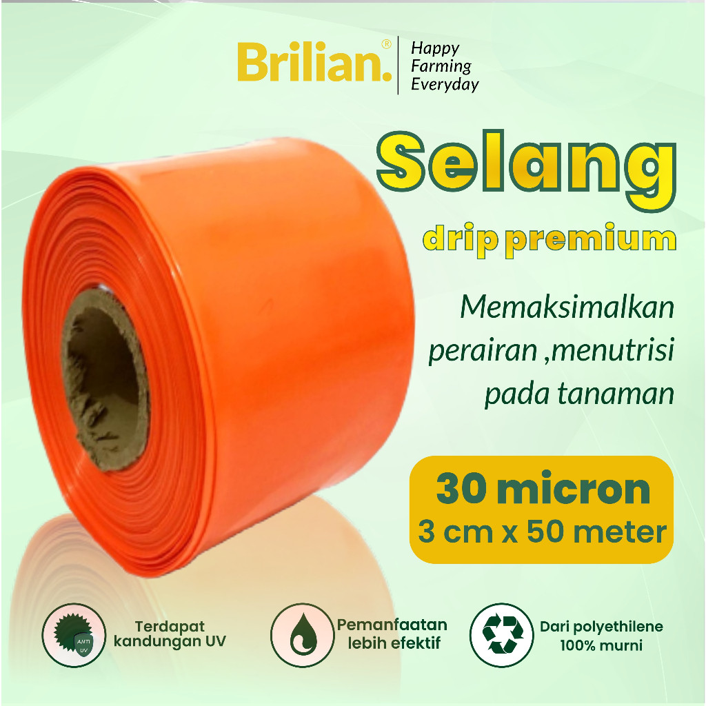Jual Selang Drip Premium 30 micron 3 dim 50 meter Murah VICTORY JPN ...