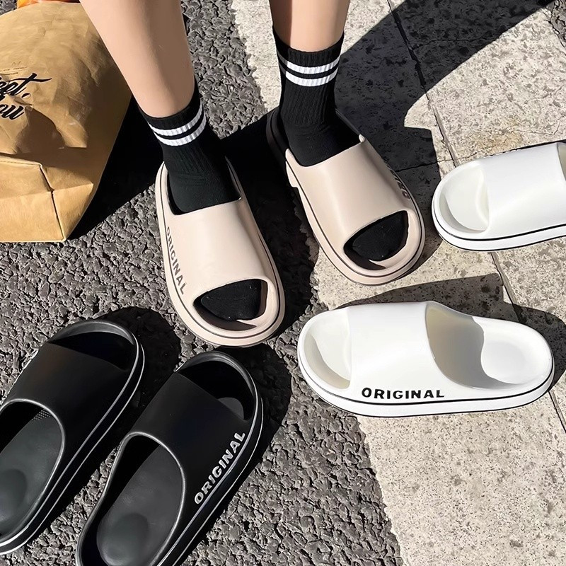 Jual Sandal Pria Untuk Pakaian Luar Anti-Selip Sandal Rumah Kamar Mandi ...