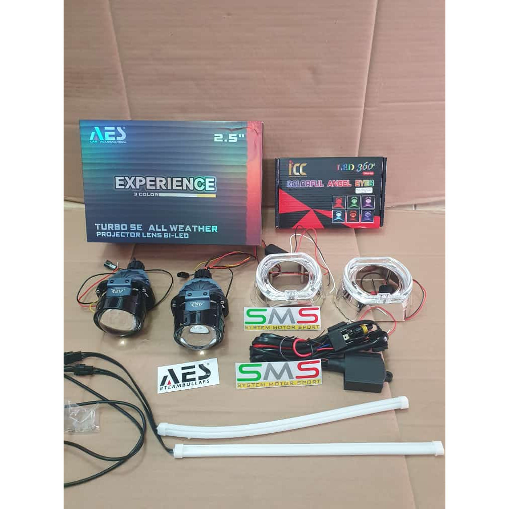 Jual PROMO PRODUK Projie Biled Aes Projector Billed Aes Turbo Se 2.5inc ...