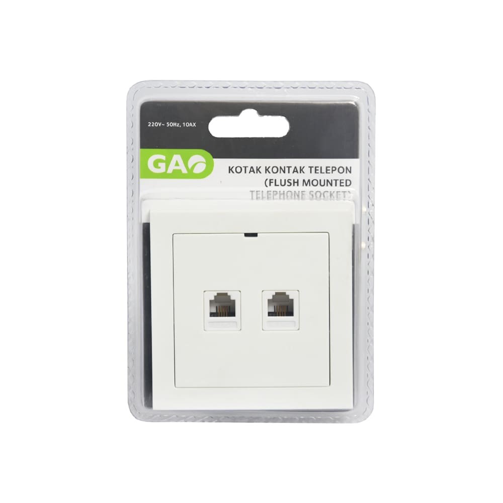 Jual Gao Outlet Stop Kontak Telepon Rj11 Electric Socket Terminal ...