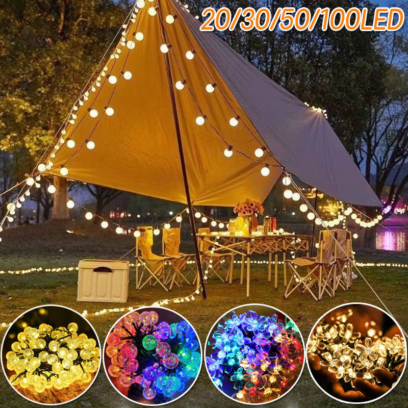 Jual COD 12M/100LED Fitting Lampu Gantung Outdoor Waterproof Lampu ...