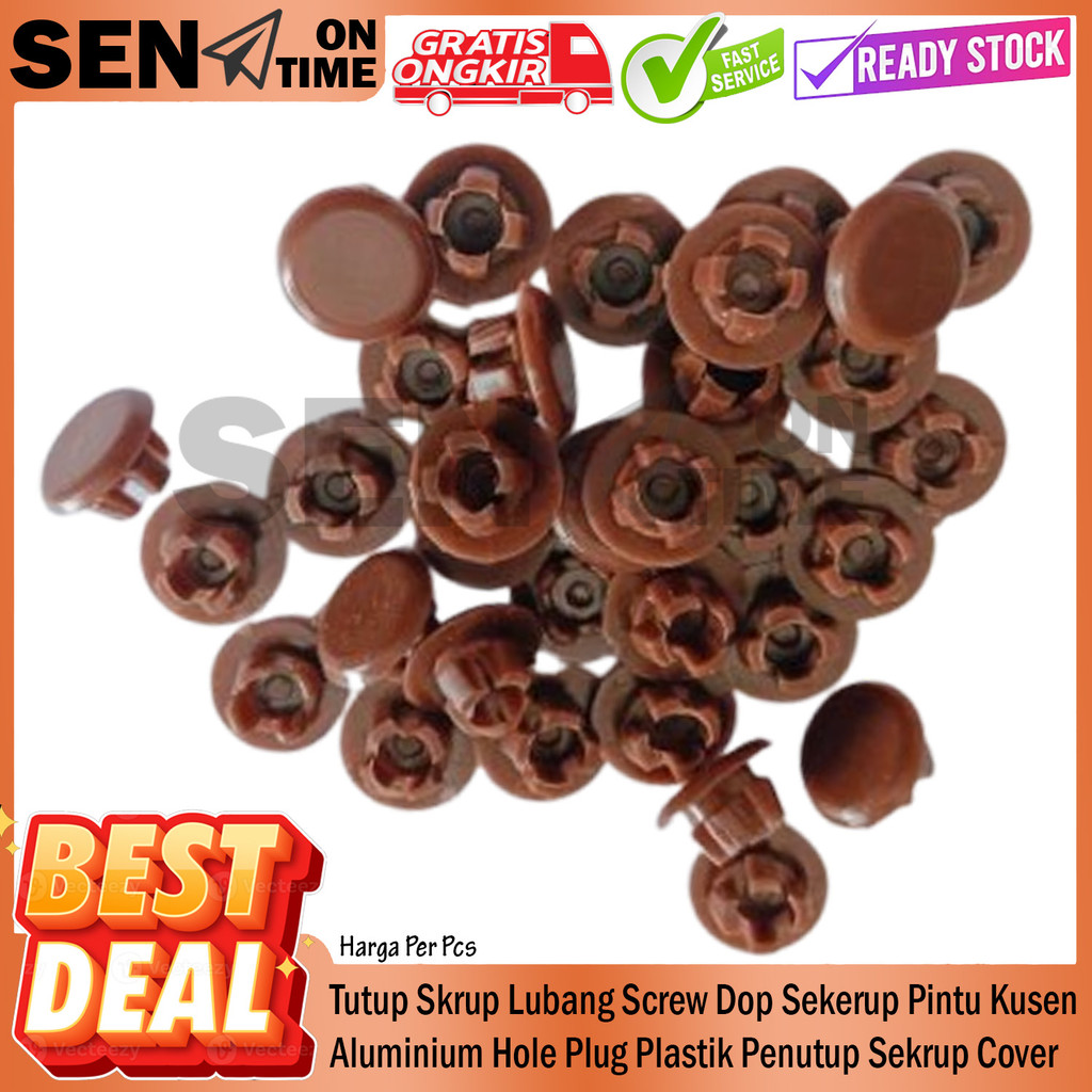 Jual Tutup Skrup Lubang Screw Dop Sekerup Pintu Kusen Aluminium Hole ...