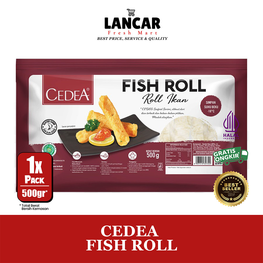 Jual CEDEA FISH ROLL 500GR | Shopee Indonesia