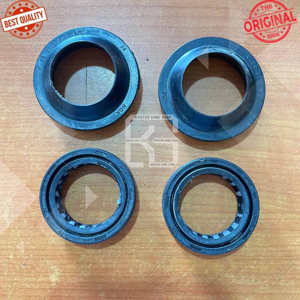 Jual SEAL SIL SHOCK SOK KOMPLIT SET ATAS BAWAH SIL DEBU SUPRA BEAT VARIO SCOOPY REVO GRAND ...