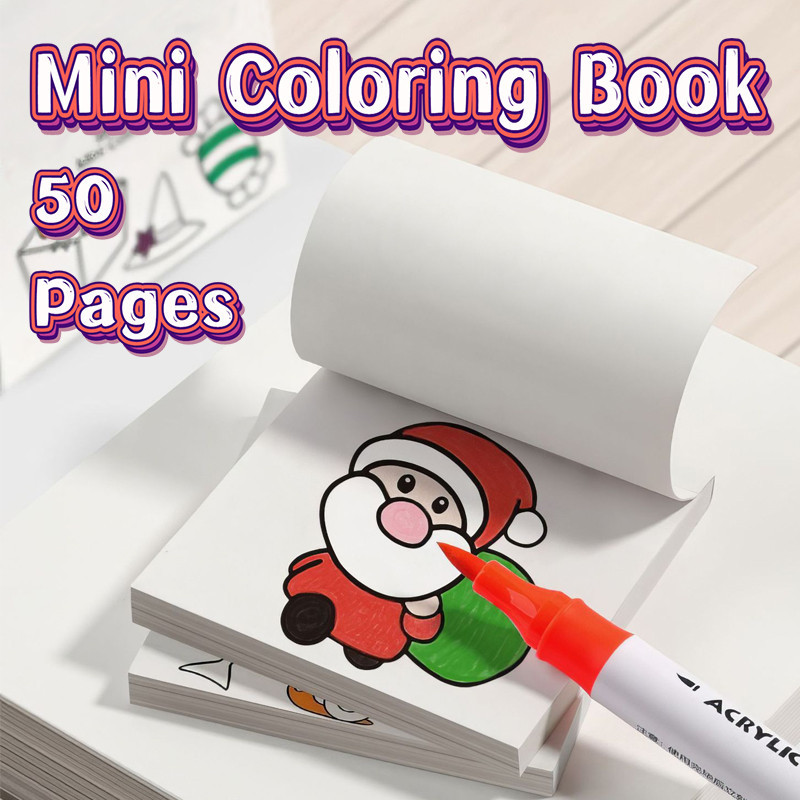 Jual Geetoy 50 Halaman Papan Mewarnai Mini Sketsa Corat-coret Gambar ...