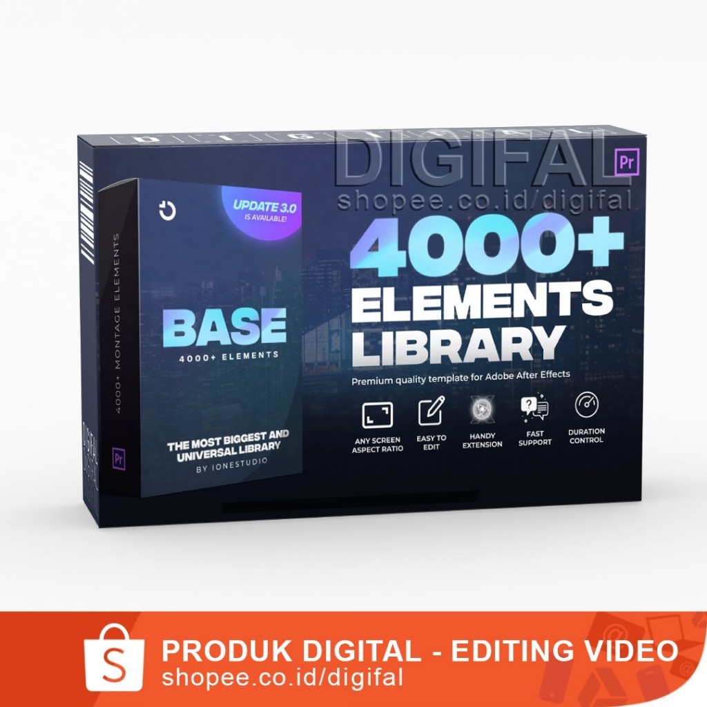 Jual AtomX - Base Transitions & Motion Graphics For After Effects V3 | Shopee Indonesia