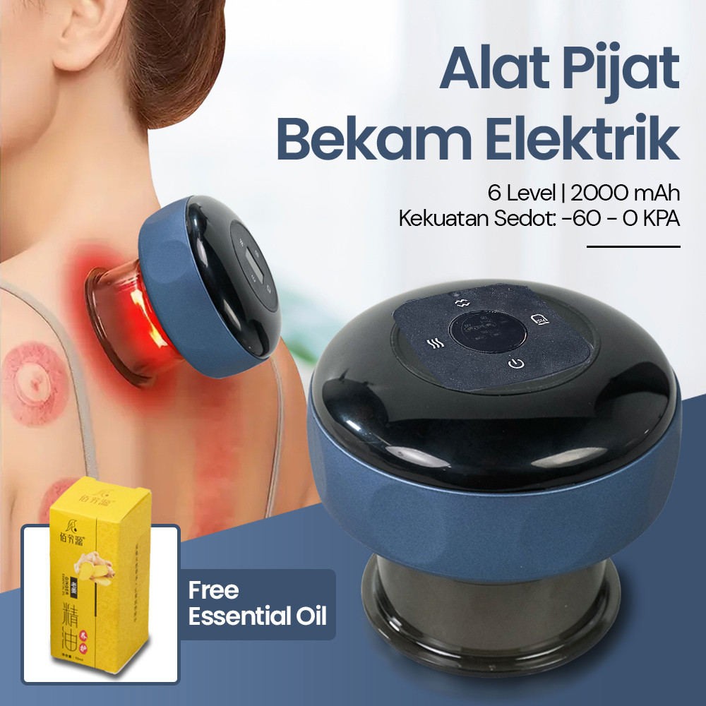 Jual Alat Pijat Bekam Elektrik Red Light Therapy Massager 6 Level dan 5 ...