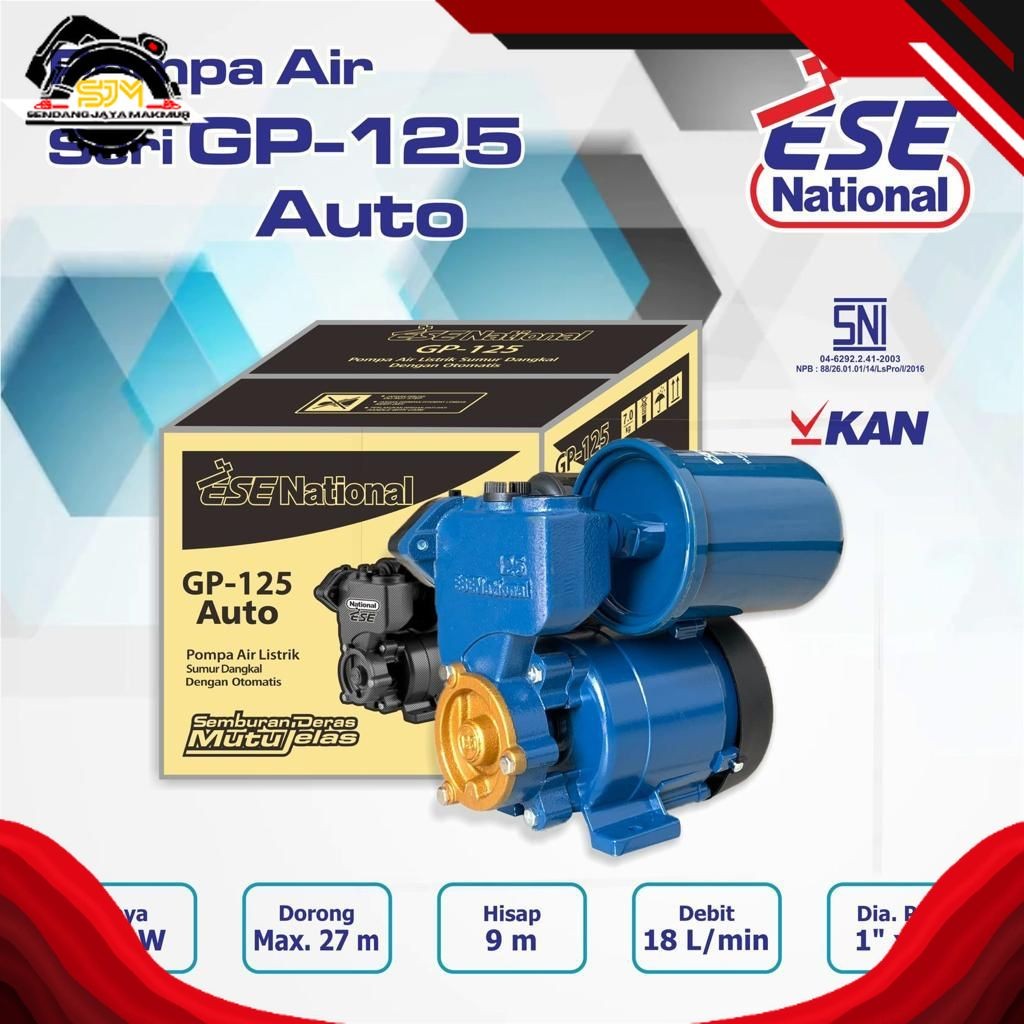 Jual POMPA AIR GP 125 AUTO ESE NATIONAL | Shopee Indonesia