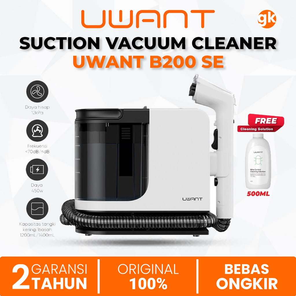 Jual UWANT B200 SE Wet Vacuum Cleaner Fabric Washing Machine Sofa ...