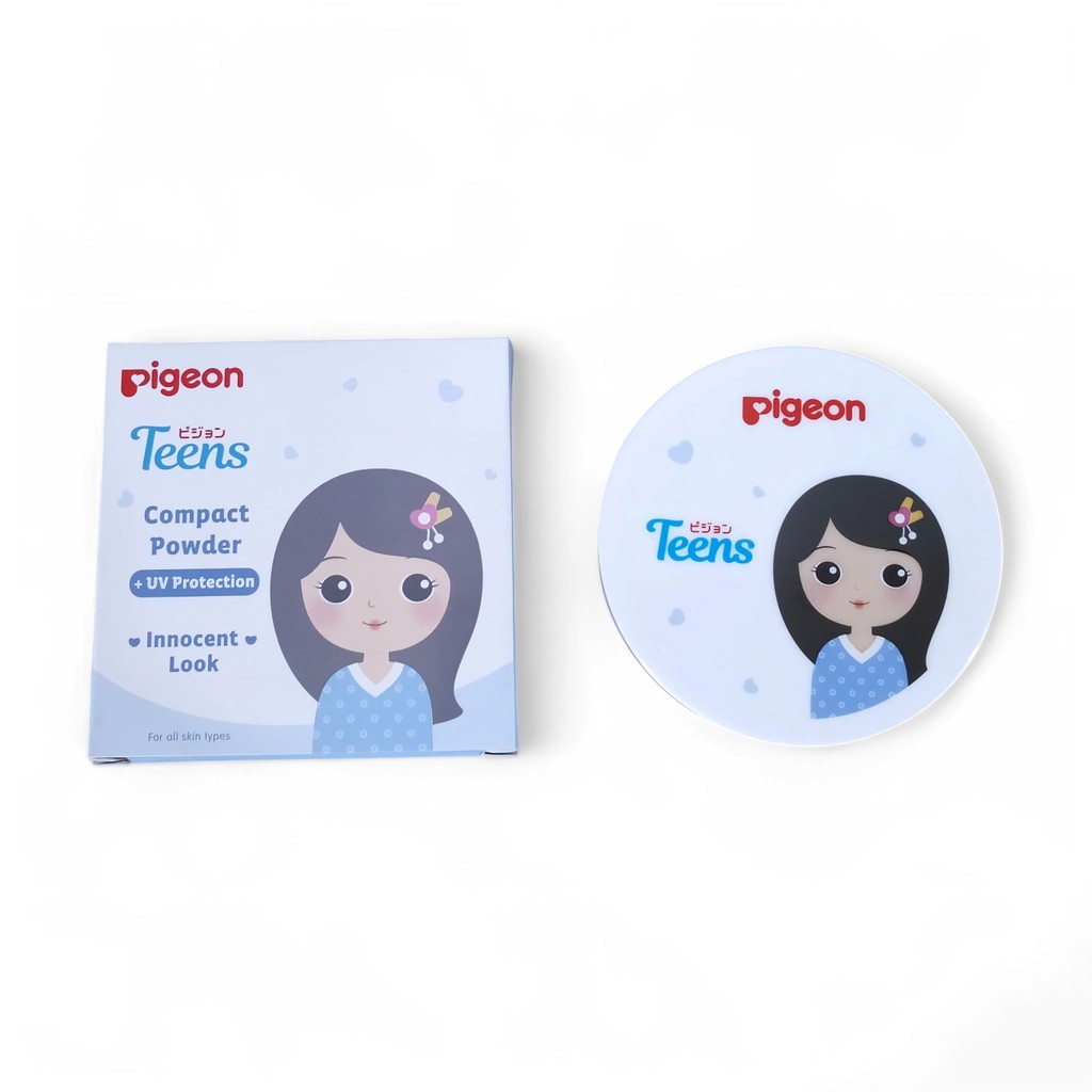 Jual Pigeon Teens Compact powder + UV Protection | Shopee Indonesia