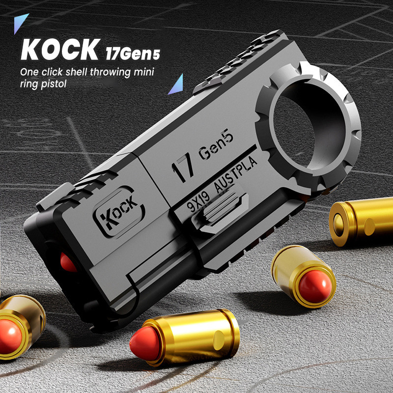 Jual Adult Fidget Toys For Stress Relief EDC Alloy Fingertip Toy Pistol ...