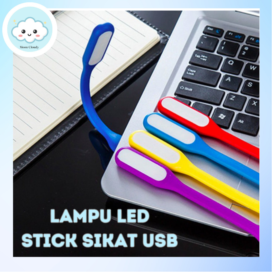 Jual Lampu LED Stick Leher Flexible USB Lampu Baca Portable LED Lamp ...