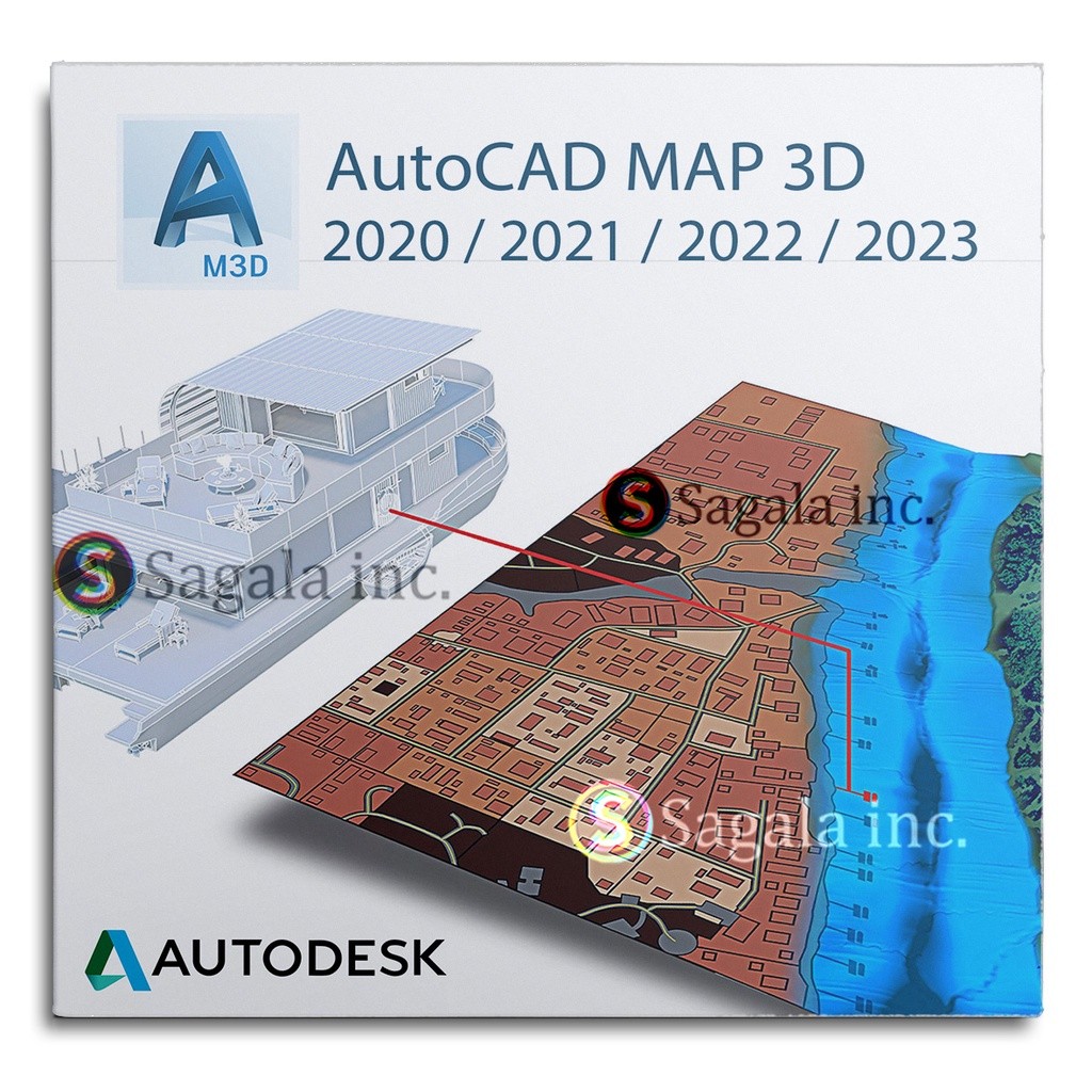 Jual AUTOCAD MAP 3D - WINDOWS - 2019 2020 2021 2022 2023 2024 2025 ...