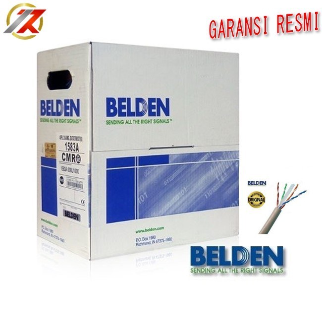 Jual Per Rol Kabel LAN UTP BELDEN KABEL LAN CAT 6 Original PER ROL ...