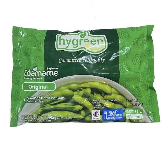Jual Hygreen Soybean Edamame Frozen Original 500gr | Hy Green Kacang ...