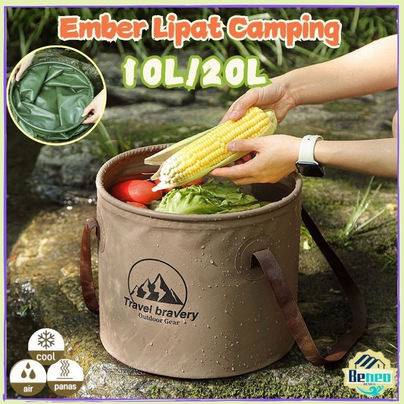 Jual 10/20L Ember Lipat Camping Serbaguna Camping Ember Piknik Water ...