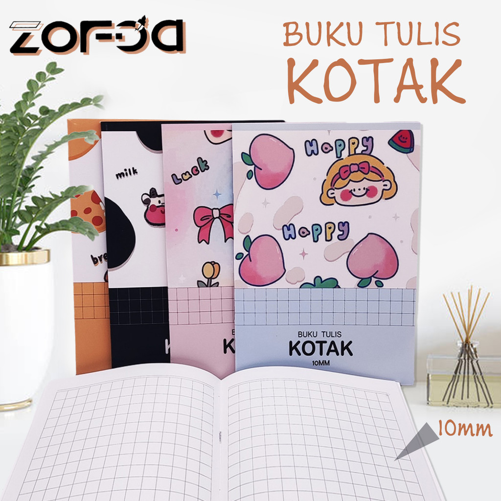 Jual 10*10mm Buku Tulis Kotak Kecil / Catatan Kecil 38 Lembar / Buku ...