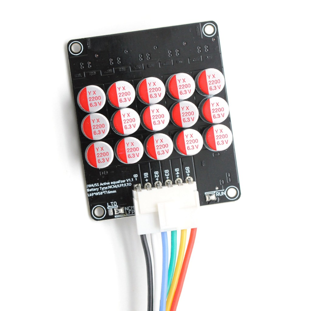 Jual 5S Active Equalizer Balancer Lifepo4 / Lipo/ LTO Battery Energy Equalization Capacitor BMS ...