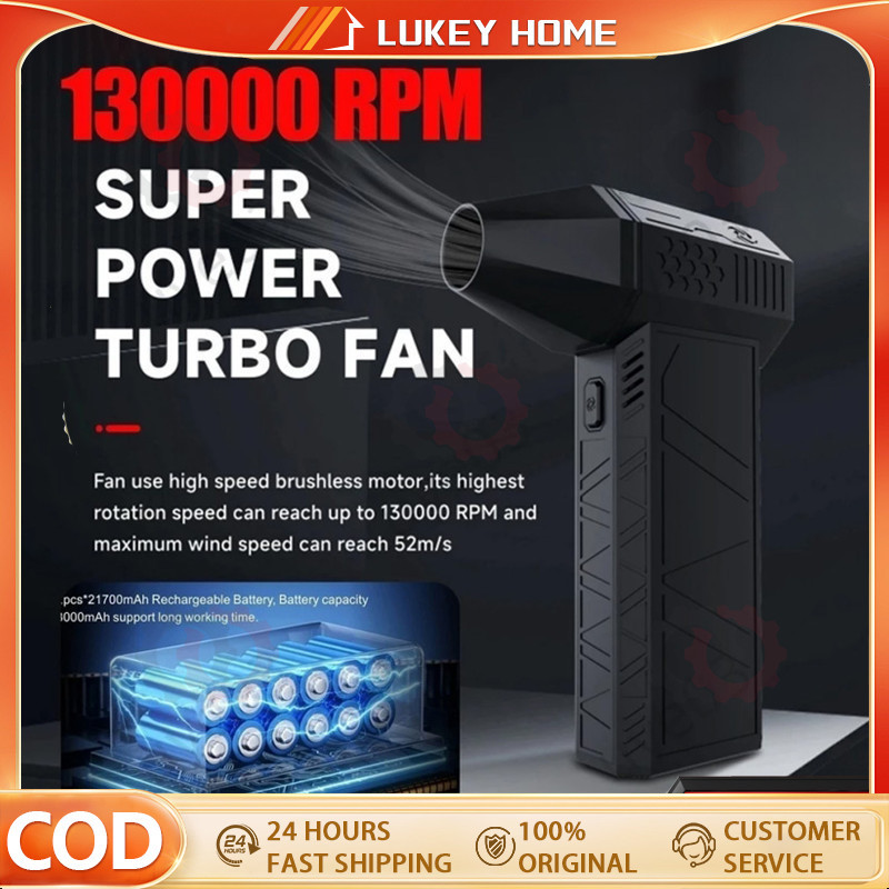 Jual Mini Turbo Jet Fan Turbo Violent Fan 52+M/S High Speed Duct Fan ...