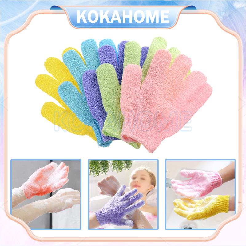 Jual sarung tangan mandi/ scruber sarung tangan/ bath glove exfoliating ...