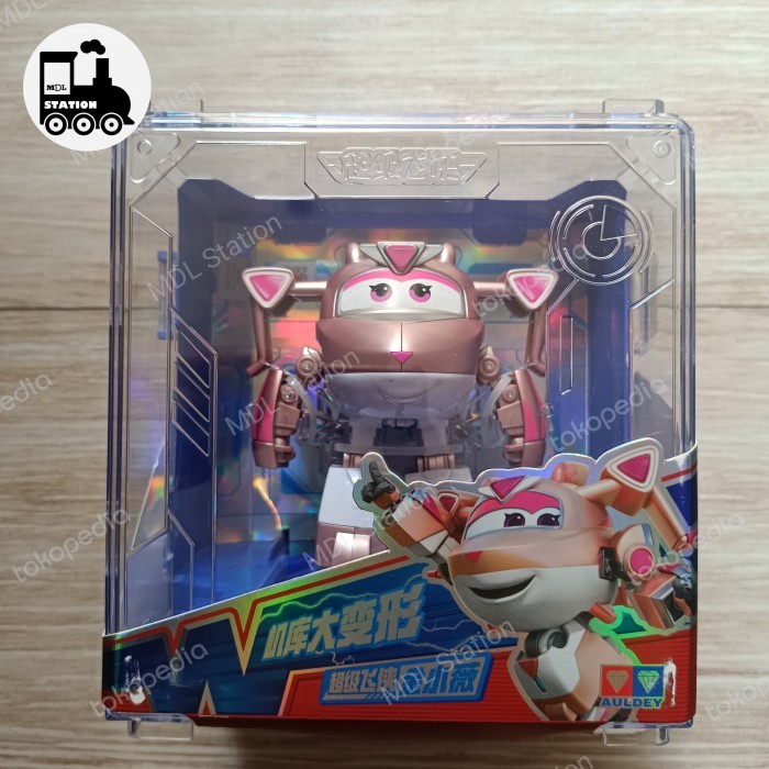 Jual EF90 Super Wings Electric Heroes - Transforming GOLDEN GIRL (Big ...